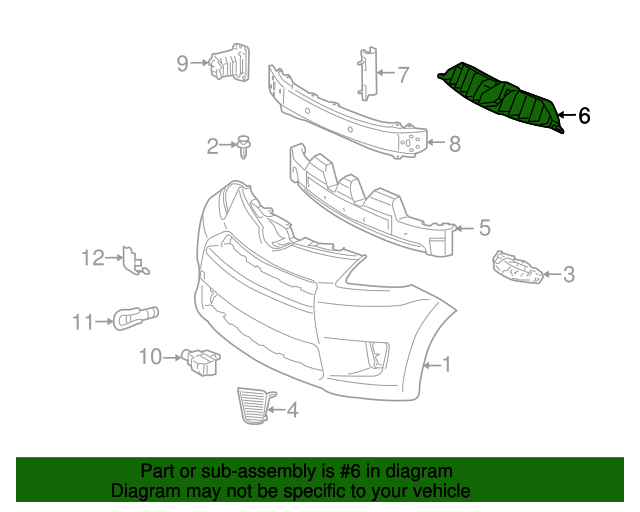 52617-52040 - Absorber Radiator S 2008-2014 Scion xD | Ed Martin Toyota ...