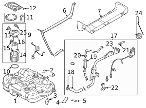 31120-L1200 - Fuel Pump Assembly 2021-2023 Kia K5 | Kia.Parts Store
