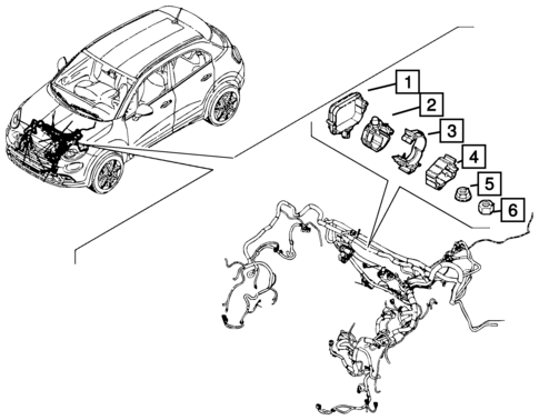 Wiring and Repair for 2016 Fiat 500X | Mopar Parts