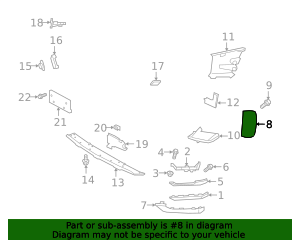 Vent Cover - 2020-2021 Land Rover Range Rover Evoque (LR128215) | Land ...