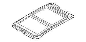 54107445467 - 2016-2022 BMW X1 Sunroof Assembly (54-10-7-445-467) | BMW ...