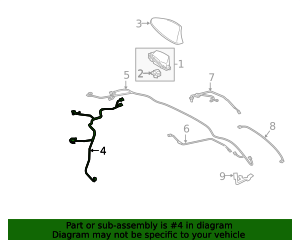 86101-4D030 - High-Quality Antenna Cable for 2020-2022 Lexus ...