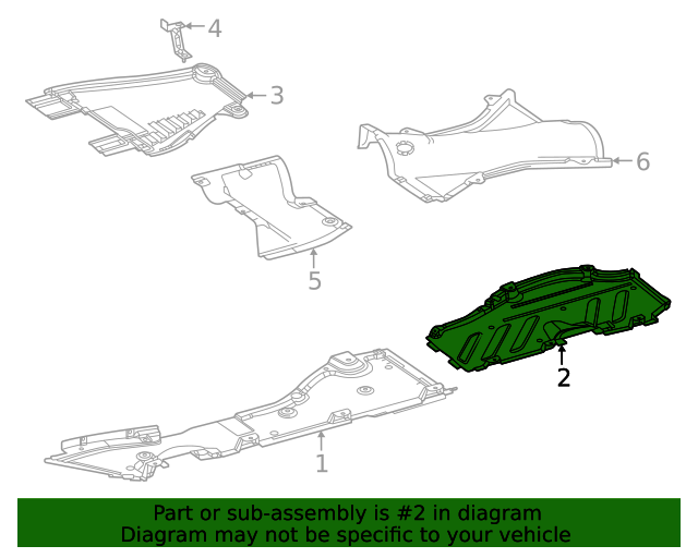 167-680-84-03 - Rear Shield 2020-2021 Mercedes-Benz | Mercedes-Benz USA ...