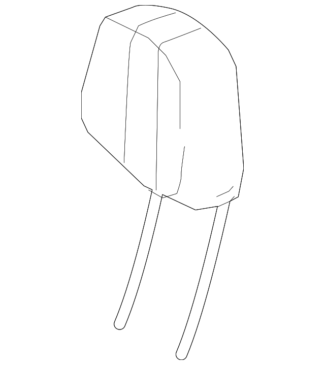 212-970-96-50-8P13 - Headrest 2010-2013 Mercedes-Benz | Mercedes-Benz ...