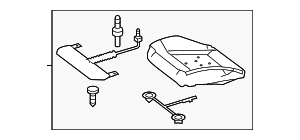 207-910-09-50 - Seat Cushion Pad 2010-2017 Mercedes-Benz | Mercedes ...