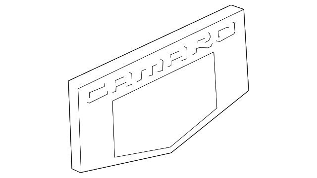 2018-2023 Chevrolet Camaro Front Driver Side Fender Vehicle Name Plate ...