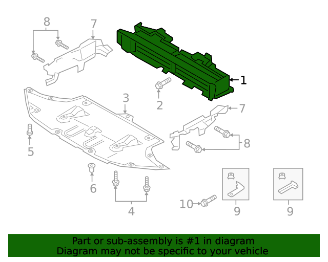 2019-2021 Genesis G70 Flap Duct Assembly Active Air 86950-G9000 ...