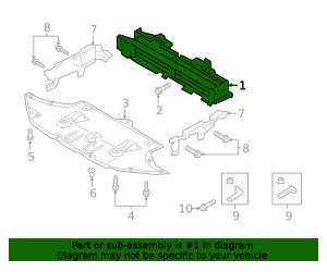 2019-2021 Genesis G70 Flap Duct Assembly Active Air 86950-G9000 ...