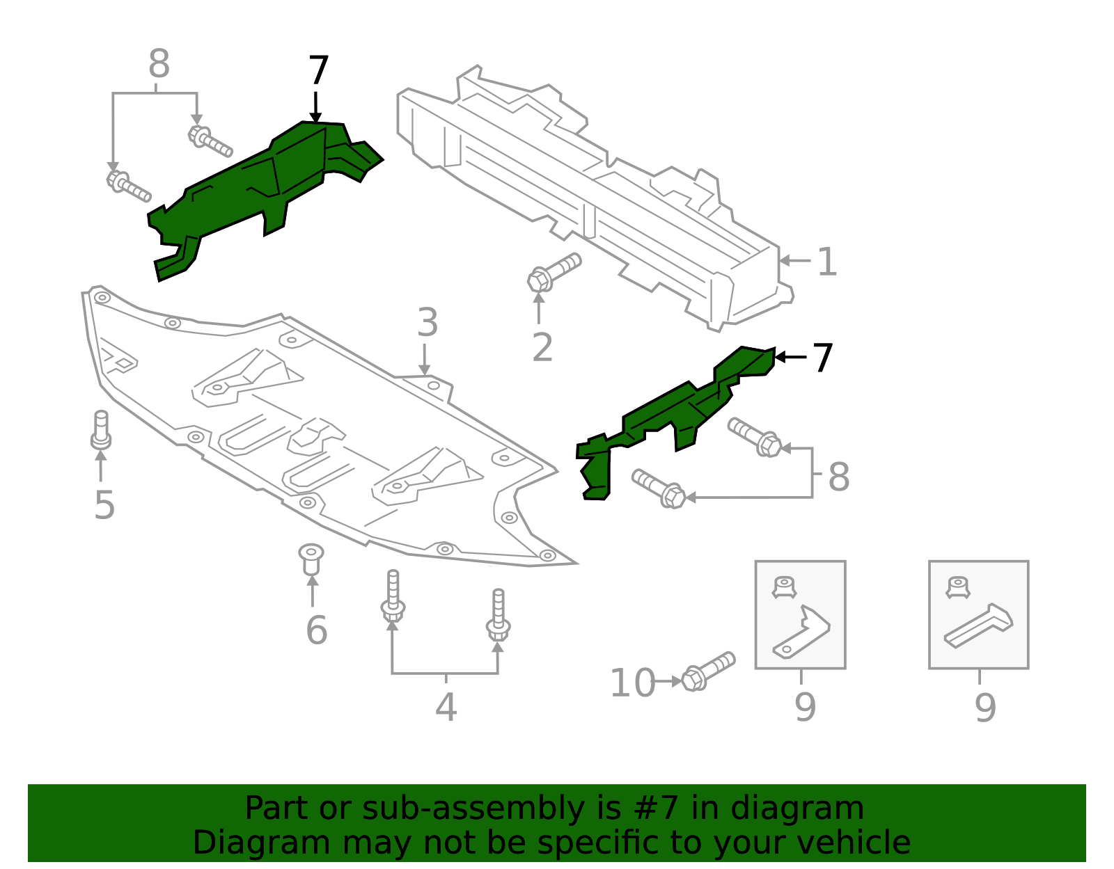 29120-J5100 - Radiator Support Splash Shield 2022-2025 Genesis G70 ...