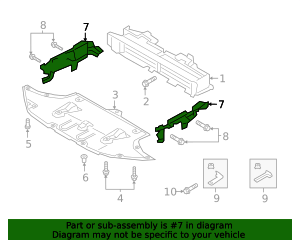 29120-J5000 - High-Quality Radiator Support Splash Shield for 2019-2025 ...
