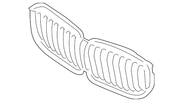 51137454889 - 2019-2022 BMW X5 Upper Grille (51-13-7-454-889) | BMW of ...