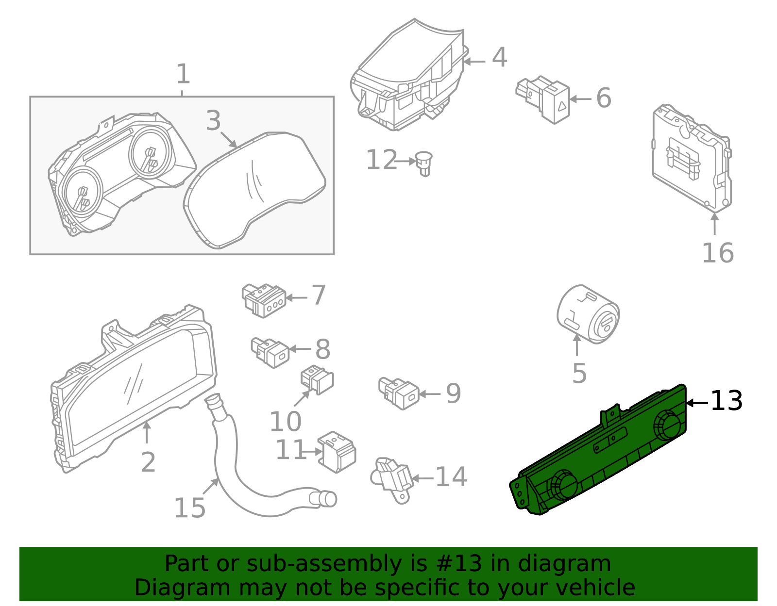 7820B142 - Dash Control Unit 2022-2024 Mitsubishi | Mitsubishi Motors Store