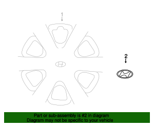 52960-3K250 - Wheel Cap 2006-2020 Hyundai | AutoNationParts.com