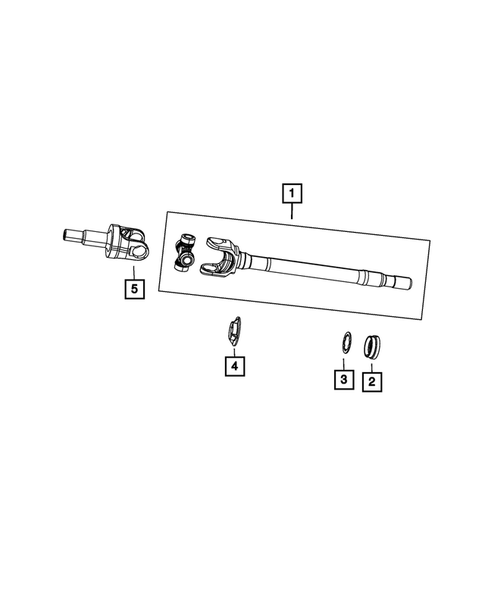 Front Axle Drive Shafts for 2017 Jeep Wrangler | Auto Parts