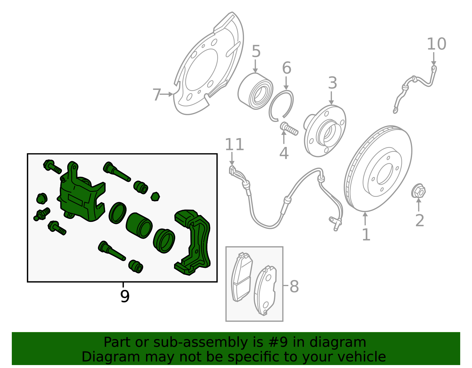2018-2025 Nissan Caliper Assembly 41011-5RB0A | Ziegler Nissan of ...