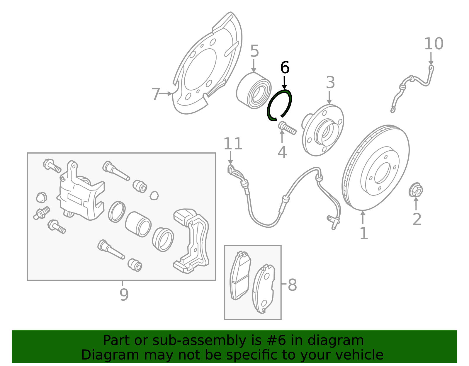 2020-2024 Nissan Wheel Bearing Snap Ring 32228-00Q0C | Ziegler Nissan ...