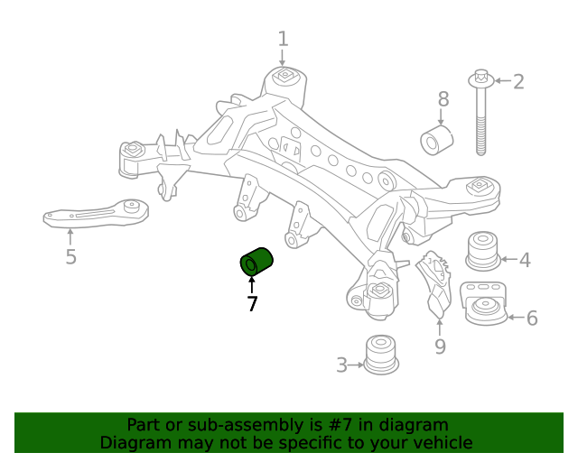 33-31-6-877-260 - Front Insulator 2019-2024 BMW | AutoNationParts.com