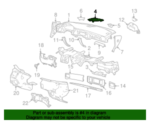 2009-2013 Jaguar Speaker Grille C2Z1835LEG | OEM Parts Online