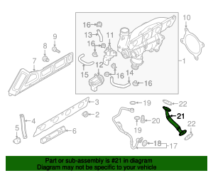 06H-145-735-G - Turbocharger Oil Line 2008-2018 Audi | AutoNation Parts