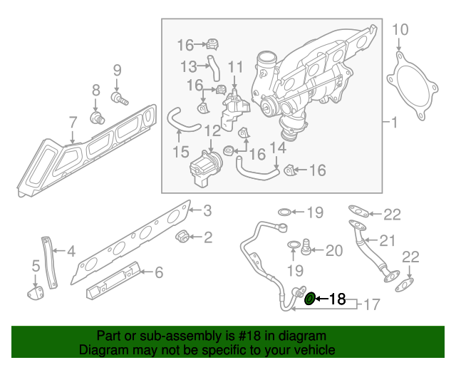 2004-2024 Audi Oil Inlet Tube O-Ring N-900-672-02 | Audi USA Parts