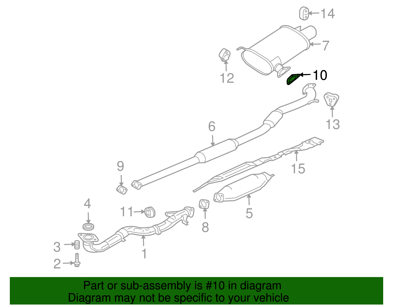 MB687014 - Gasket 1995-2020 Mitsubishi | Mitsubishi Direct Parts