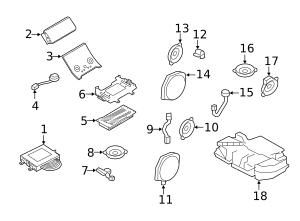2018-2022 Land Rover Amplifier LR157768 | OEM Parts Online