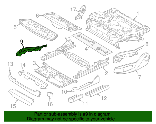 Genuine BMW 52-10-9-157-173 | Outer Support | FREE Shipping on Most ...