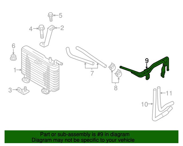 2014-2020 Mitsubishi Outlander Tube Assembly 2922A602 | OEM Parts Online
