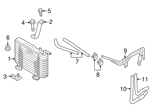 2016-2020 Mitsubishi Outlander Lower Hose 2922A995 | MitsubishiParts.com