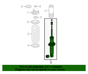 23376644 - Front Suspension Shock Absorber 2016-2022 GM | Chevrolet ...