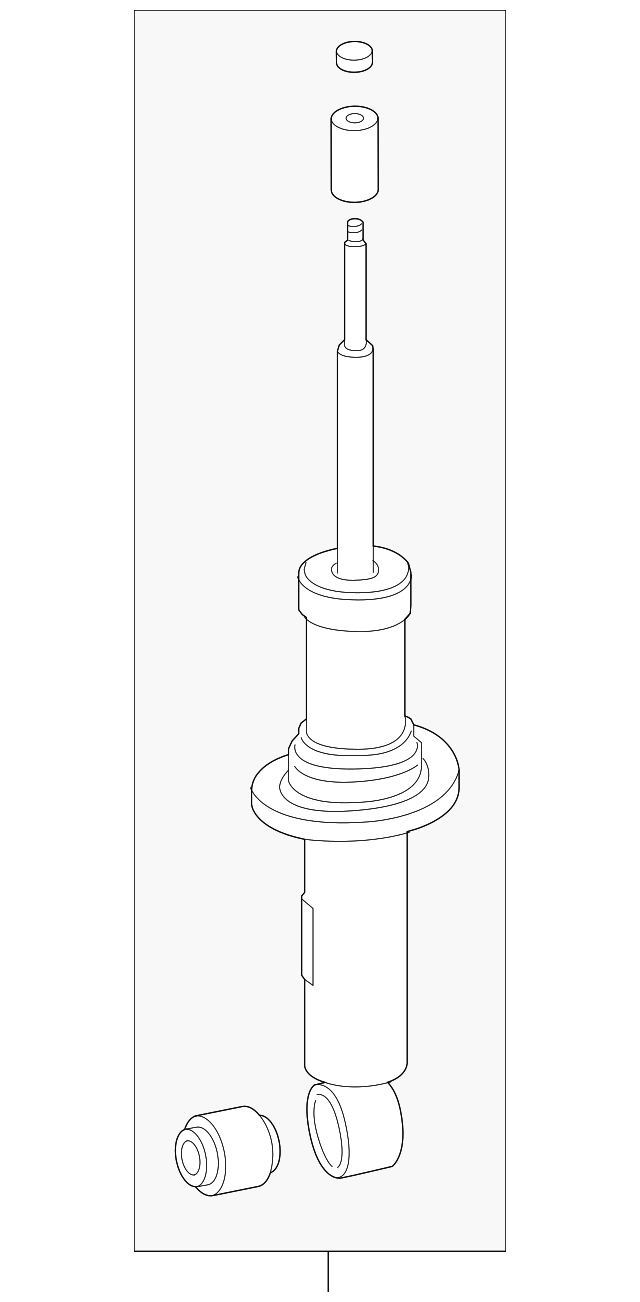 2016-2022 GM Front Suspension Shock Absorber 23376644 GM ...