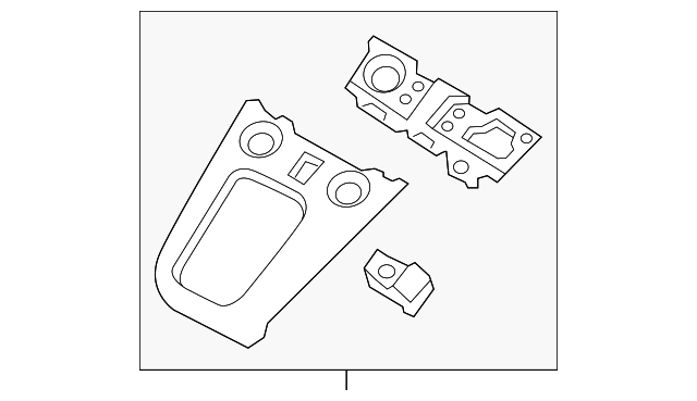 19316768 - Instrument Panel Lower Center Trim Panel 2015-2018 Chevrolet ...