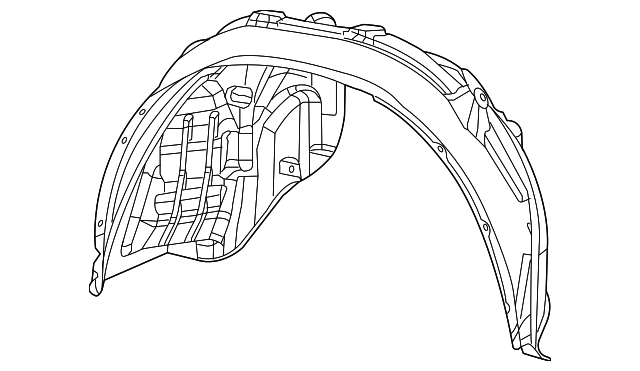68309299AE - Fender Liner 2018-2020 Dodge Durango | Mopar Factory Parts ...