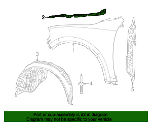 2018-2023 Dodge Durango Closure Panel - Passenger Side (RH) 68258780AA ...