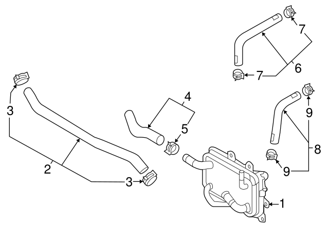 25620-D5000 - Trans Cooler 2016-2020 Kia Optima | Kia.Parts Store