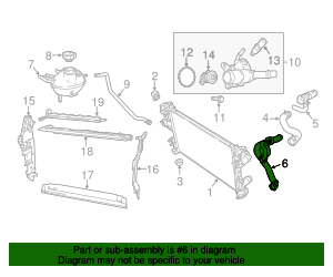 68249897AC - Radiator Outlet Hose | Mopar Parts Canada