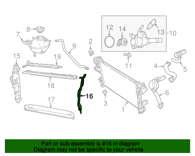 2017-2020 Jeep Compass Side Shield - Driver's Side (LH) 68244565AC ...