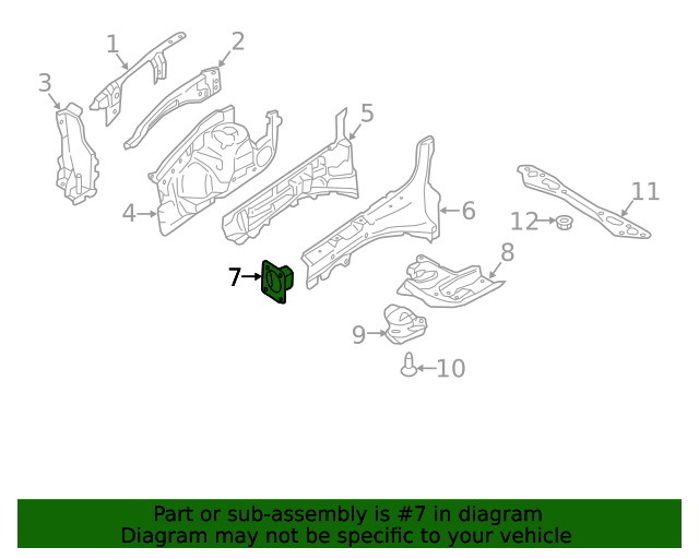 Genuine OEM Ford Part - Rail End F2GZ-58102A20-D | Genuine OEM Ford ...