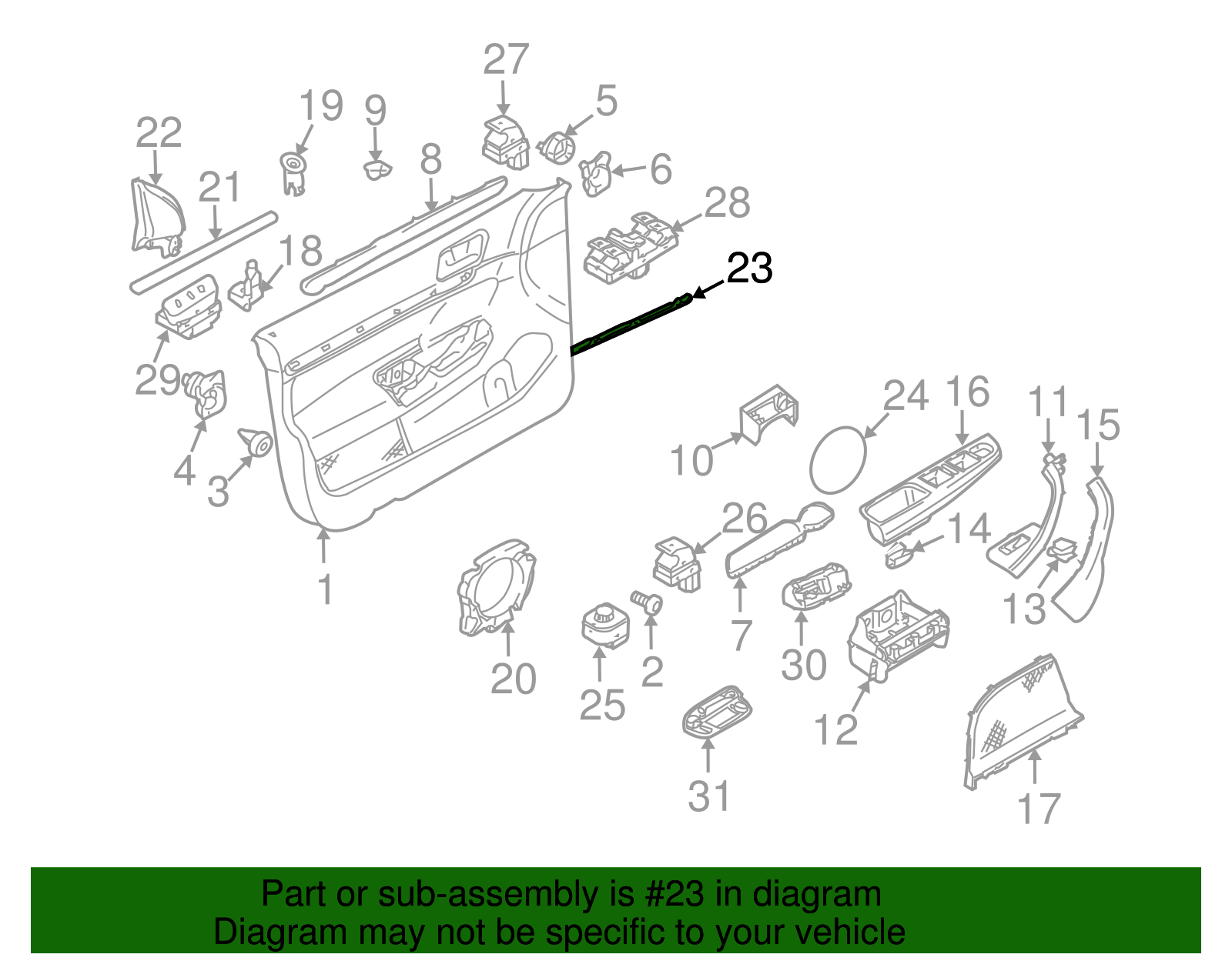 1999-2014 Volkswagen Protect Strip AKL-433-014-02 | OEM VW Parts Haus