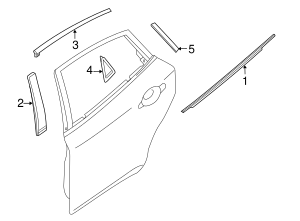 82290-1MA0B - Door Reveal Molding 2011-2019 Infiniti | AutoNation Parts