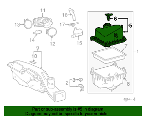 17705-F0010 - Cover 2018-2021 Toyota | Longo Toyota Parts