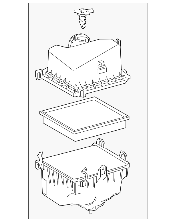 2022-2024 Toyota Air Cleaner Assembly 17700-F0131 | Toyota Parts Center