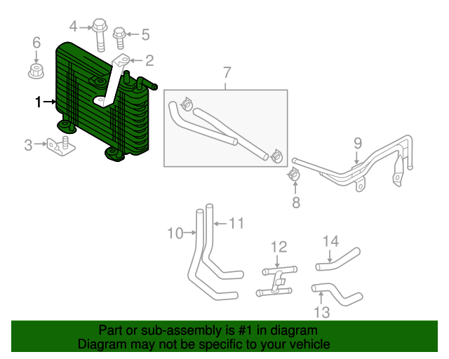2920A290 - Trans Cooler 2014-2020 Mitsubishi Outlander | Mitsubishi ...