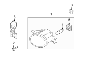 26150-9B91D - Fog Light 2008-2015 Infiniti | AutoNationParts.com