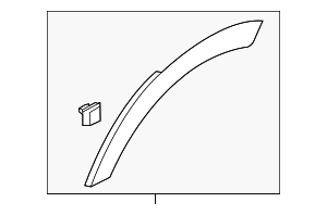 2017-2021 Kia Sportage Wheel Flare - Passenger Side (RH) 87742-D9000 ...