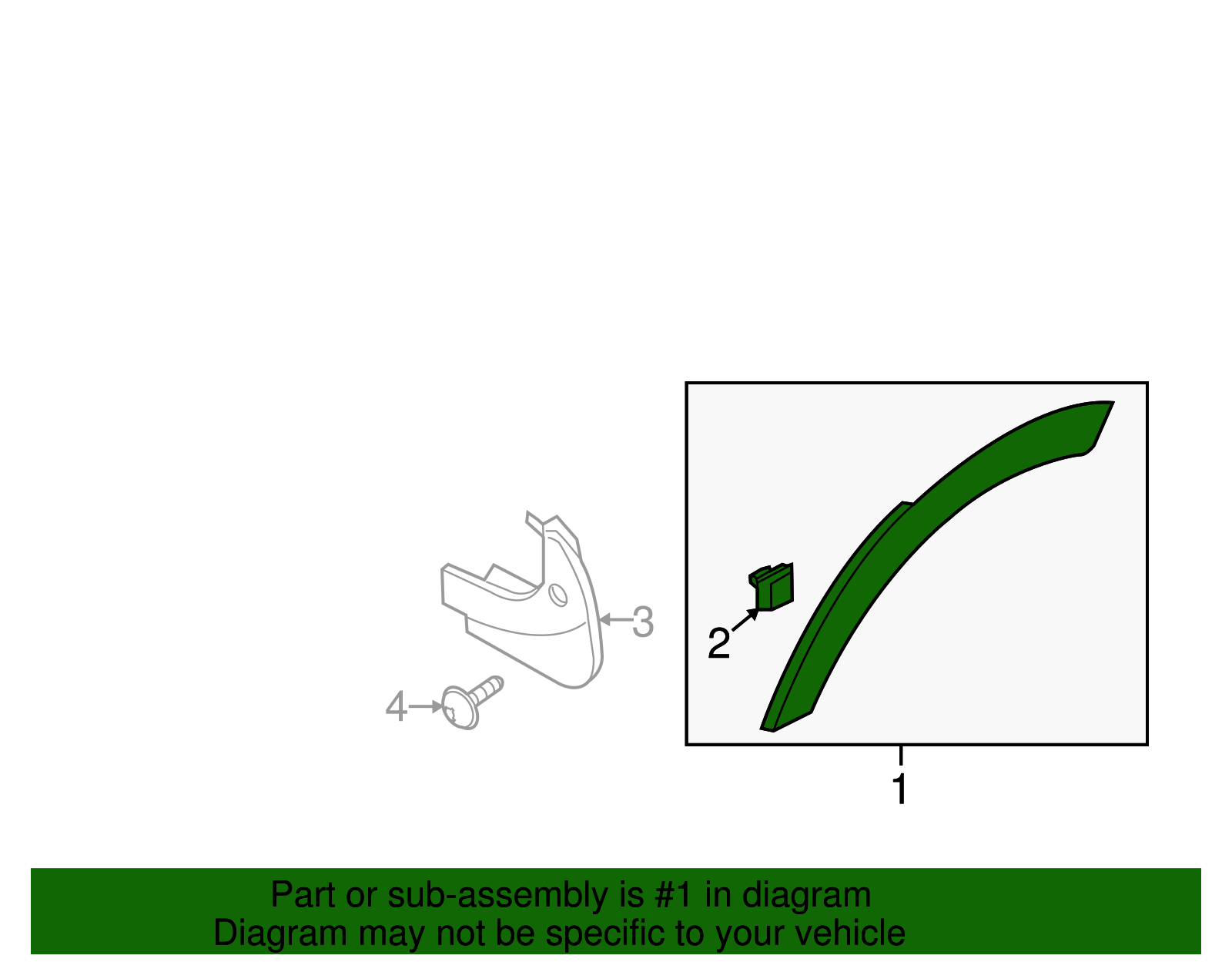 87741-D9000 - Wheel Flare 2017-2022 Kia Sportage | Kia.Parts Store