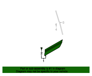 0K56B-50CC5BXX - Cladding 2002-2005 Kia Sedona | Kia.Parts Store