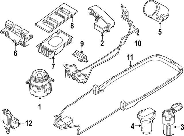 2022-2024 Kia EV6 Shifter 467W0-CV100 | TascaParts.com