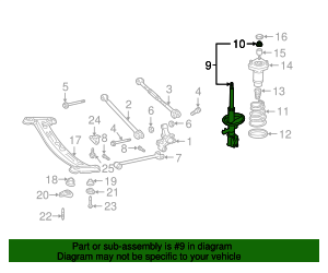 2002-2006 Lexus Strut 48530-39795 | OEM Parts Online