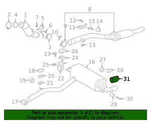 18308679178 - 2019-2024 BMW Z4 Tail Pipe Extension (18-30-8-679-178 ...